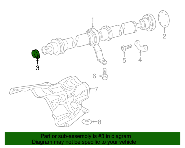 Genuine Audi N-107-722-01 | Drive Shaft Clamp | FREE Shipping on Most ...