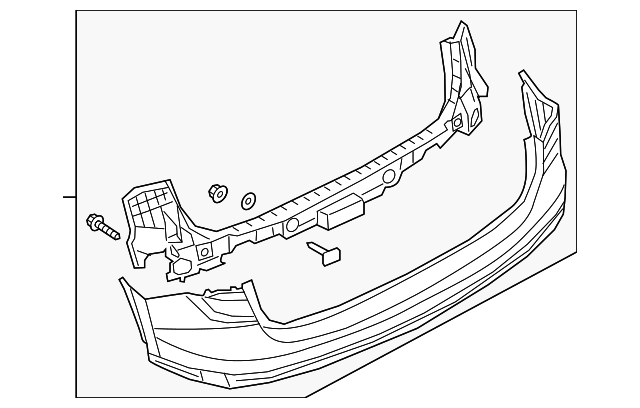 2019-2020 Audi Q3 Bumper Cover 83A-807-067-B-GRU | Audi USA Parts