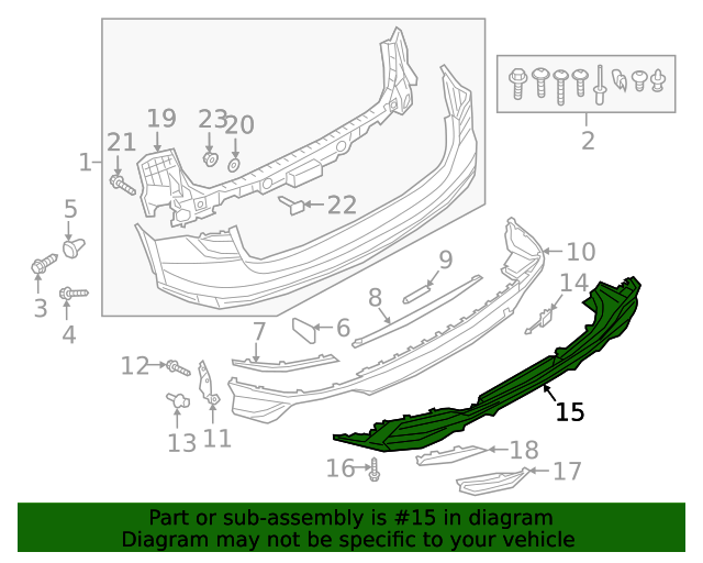 2021-2022 Audi Q3 Diffuser 83A-807-568-E-9B9 | Audi USA Parts