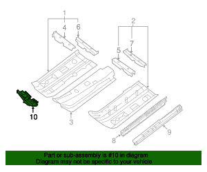 2017-2019 Nissan Sentra Suspension Support G5941-4FUMA | Team Nissan Inc.