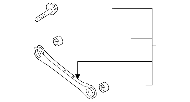 2021-2024 Genesis Arm Assembly Rear Assist Right-hand 55251-T1000 ...