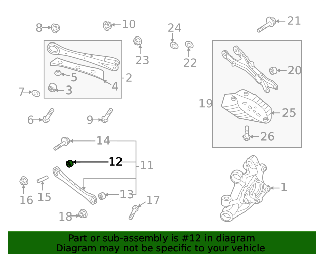 2021-2022 Genesis G80 Lateral Arm Inner Bushing 55258-T1000 | OEM Parts ...