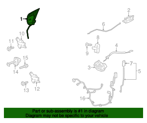 2012-2020 Chevrolet Sonic Handle, Outside 42564397 | GMPartsDirect.com