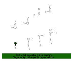 2015-2019 GM Body Mount Front Lower Cushion 22778859 GM | GMPartsDirect.com