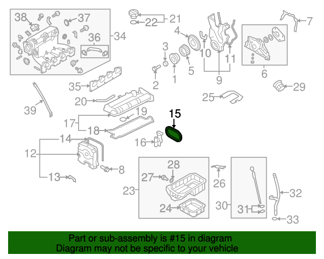 Genuine Timing Chain for 2003-2012 Hyundai | Part# 24321-23780 ...
