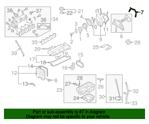 1996-2012 Hyundai Gasket 21411-23000 | OEM Parts Online