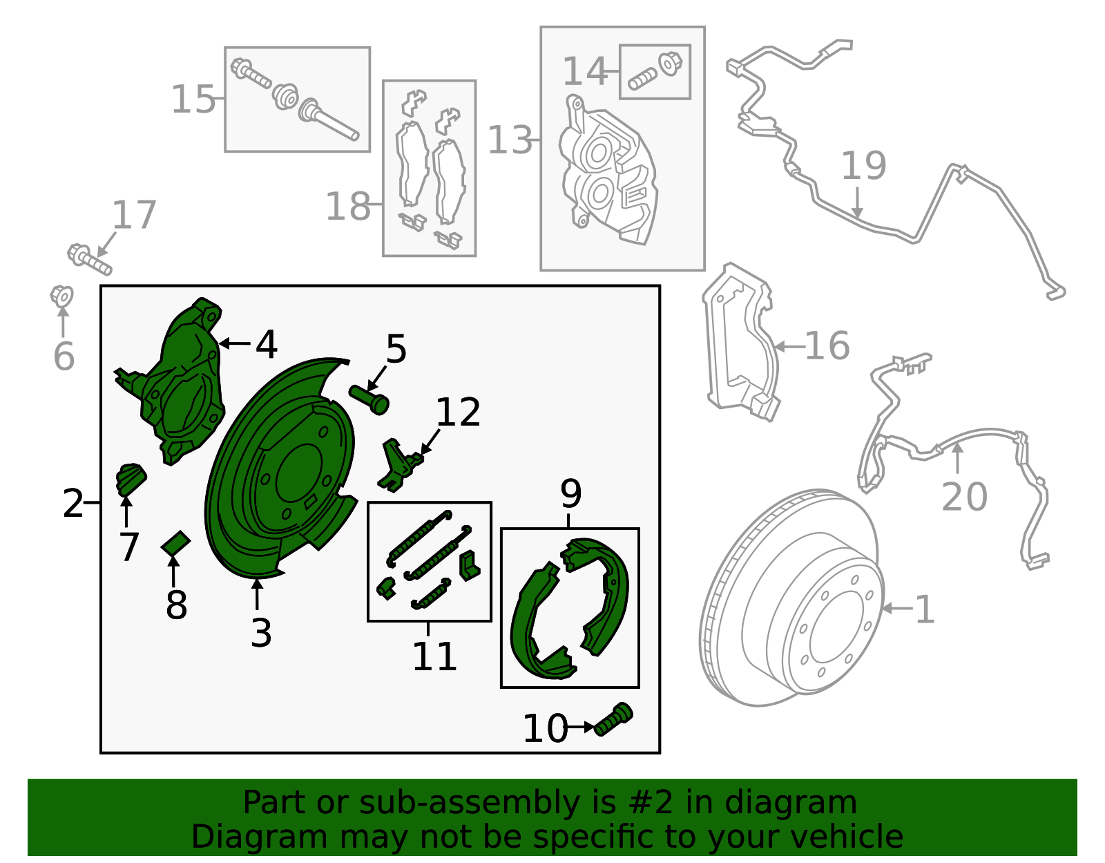 HC3Z-2C220-C - Backing Plate - 2017-2022 Ford | Lasco Auto Parts