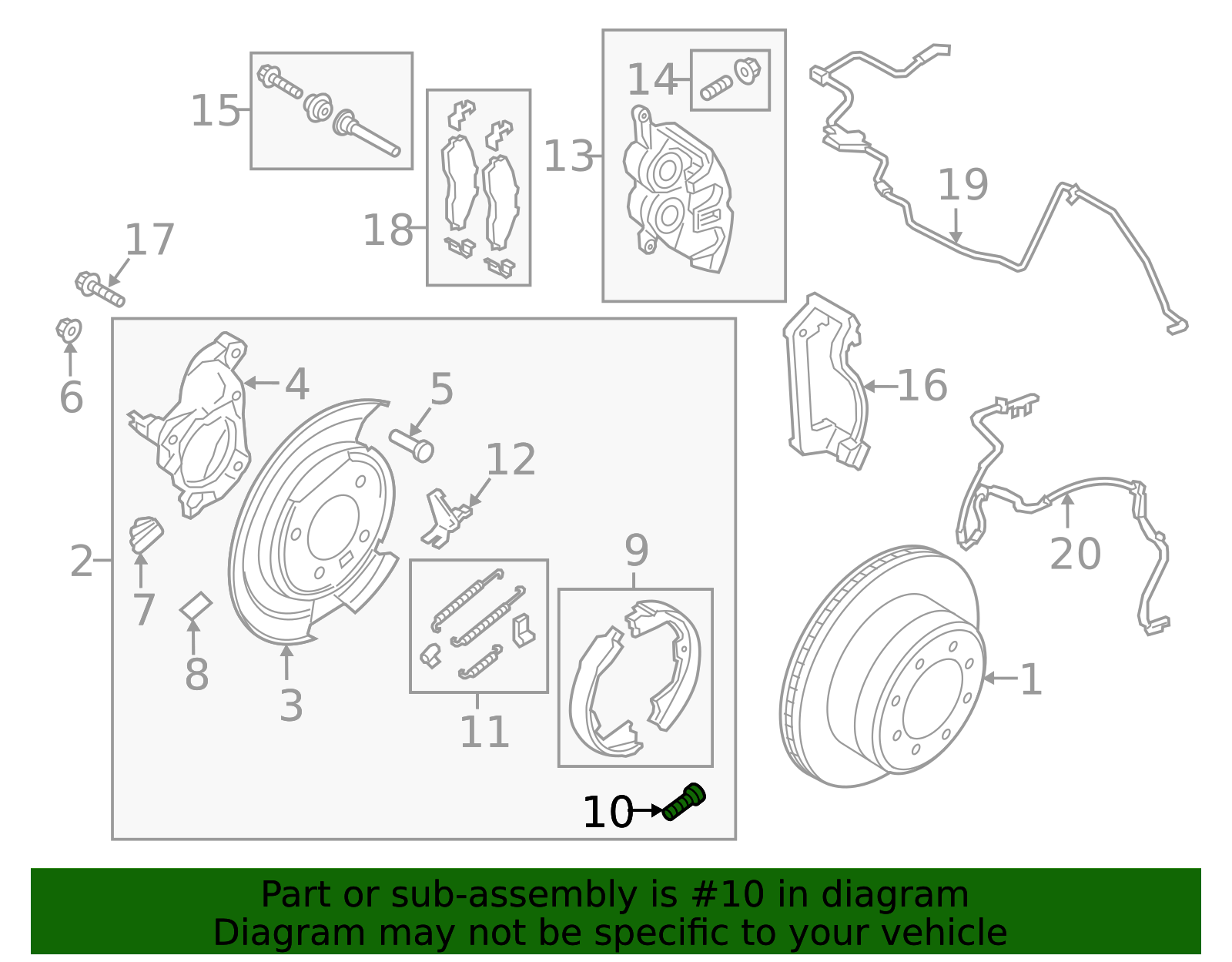 2005-2022 Ford 2005-2022 Ford Parking Brake Adjuster - Motorcraft ...