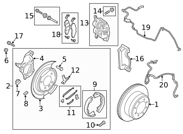 2017-2020 Ford Caliper - Driver's Side (LH) HC3Z-2553-A | TascaParts.com