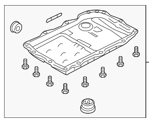 LR065238 - Transmission Oil Pan 2013-2024 Land Rover | Land Leaping ...