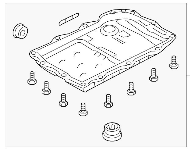 LR065238 - Transmission Oil Pan 2013-2024 Land Rover | Land Leaping ...
