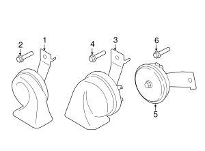 2017-2024 Nissan Armada High Note Horn 25610-1V80A | Ziegler Nissan of ...