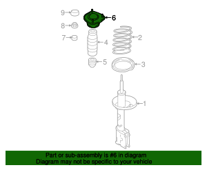 55320-2F000 - Strut Mount - 2001-2008 Hyundai | Joseph Airport Hyundai