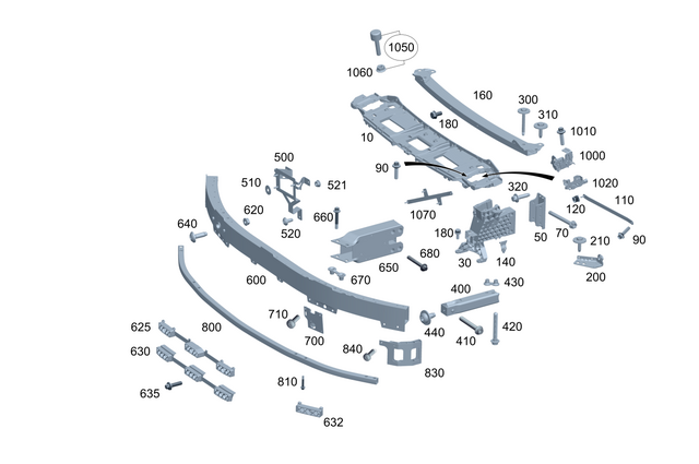 2021-2023 Mercedes-Benz S500 Control Unit Holder 223-540-74-23 ...