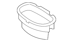 BMW OEM Intake Duct Lower Extension Part# 13-71-7-571-361 | Advantage ...