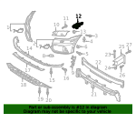 2018-2023 Audi Side Support 80A-807-284-A | Audi USA Parts