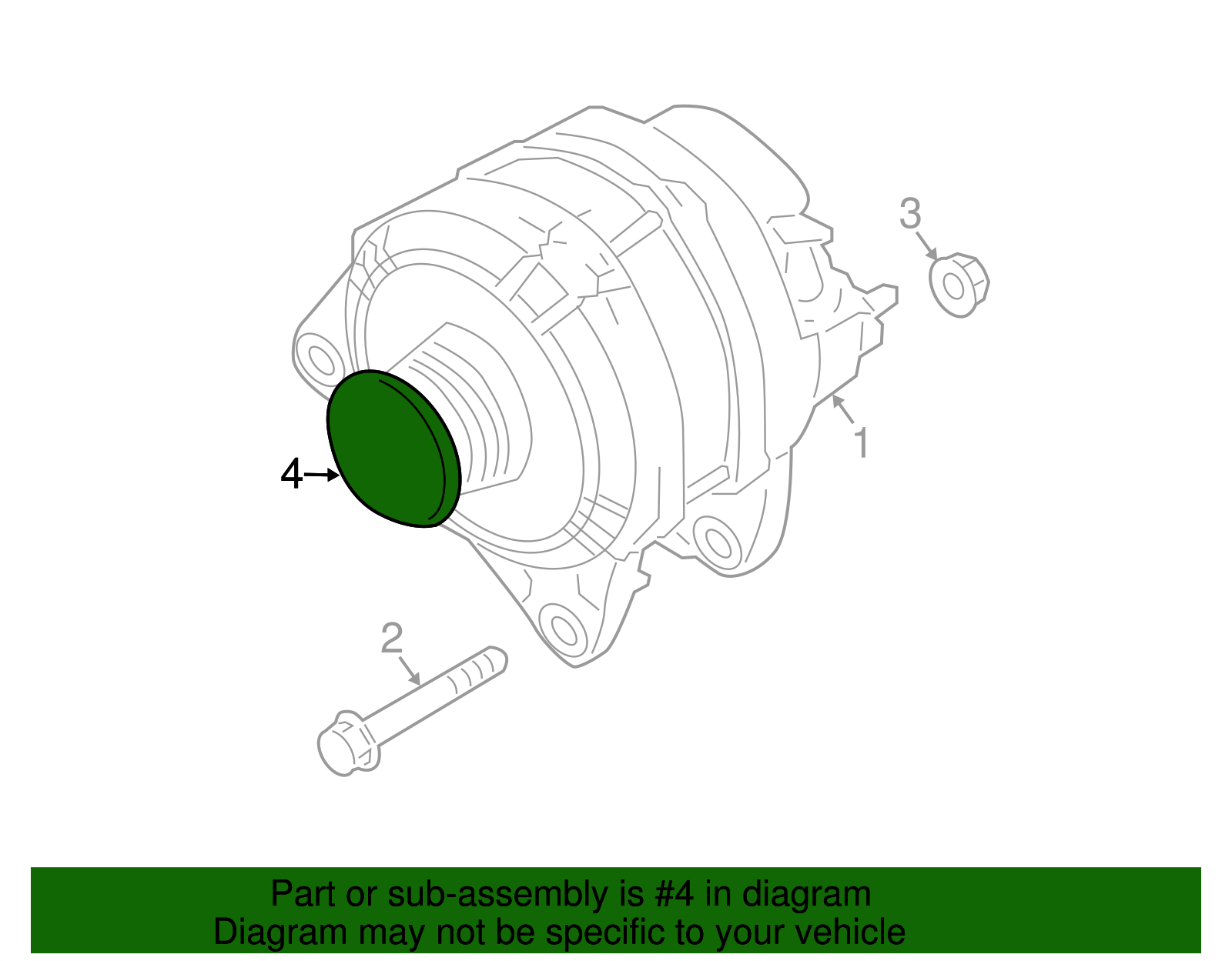 23151-1KM1A - Alternator Pulley - 2016-2017 Nissan Juke | Nissan OEM ...