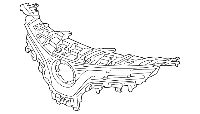 2018-2020 Toyota Camry Grille Assembly 53101-06E30 | Toyota Parts Center