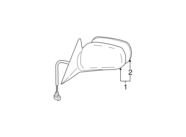 2000-2004 Subaru Mirror Assembly 91031AE90ANN | Subaru Parts Store