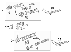 2019-2021 Lexus Support Bracket 57023-06010 | OEM Parts Online