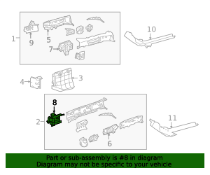 2019-2024 Lexus Frame Rail End 57014-06021 | AutoNation Parts