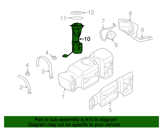 2011-2021 Ram Fuel Pump 5145571AA | TascaParts.com