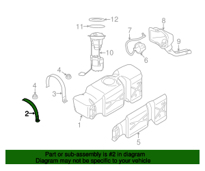 2003-2013 Mopar Strap 52102671AB | Mopar Parts Canada