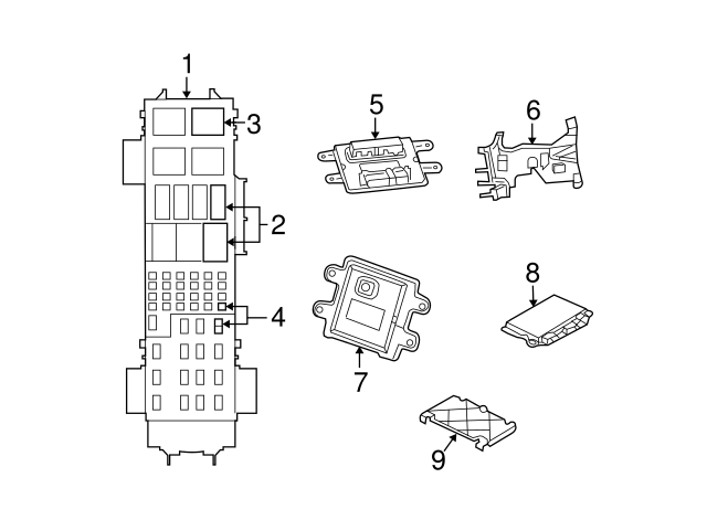 2007-2008 Jeep Distribution Box 4692164AC | TascaParts.com