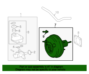 2016-2023 Toyota Tacoma Booster Assembly 44610-04210 | Toyota Parts Center