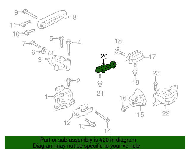 31359890 - Mount Bracket - 2016-2021 Volvo | Volvo OEM Parts Direct