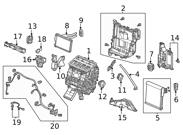 2022-2024 Honda Civic Air Duct 79102-T21-A00 | OEM Parts Online