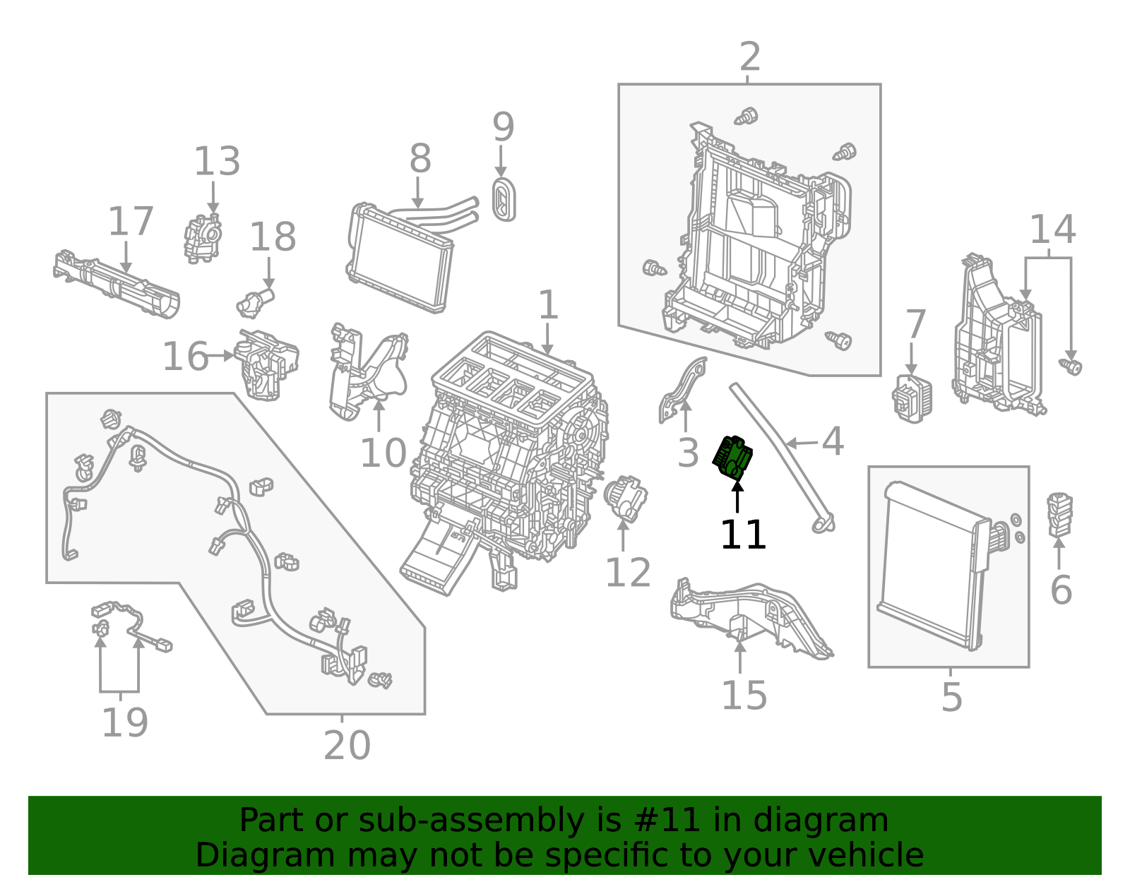 79140-T02-T01 - HVAC Air Inlet Door Actuator 2022-2025 Honda | Honda ...