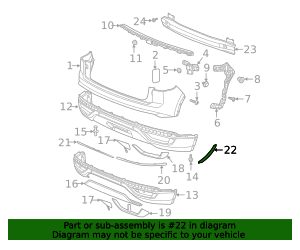 2020-2023 Volkswagen Atlas Cross Sport Reflector Panel 3CM-945-106-A ...