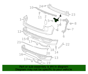 3CM-807-483-A - Upper Guide - 2020-2023 Volkswagen Atlas Cross Sport ...