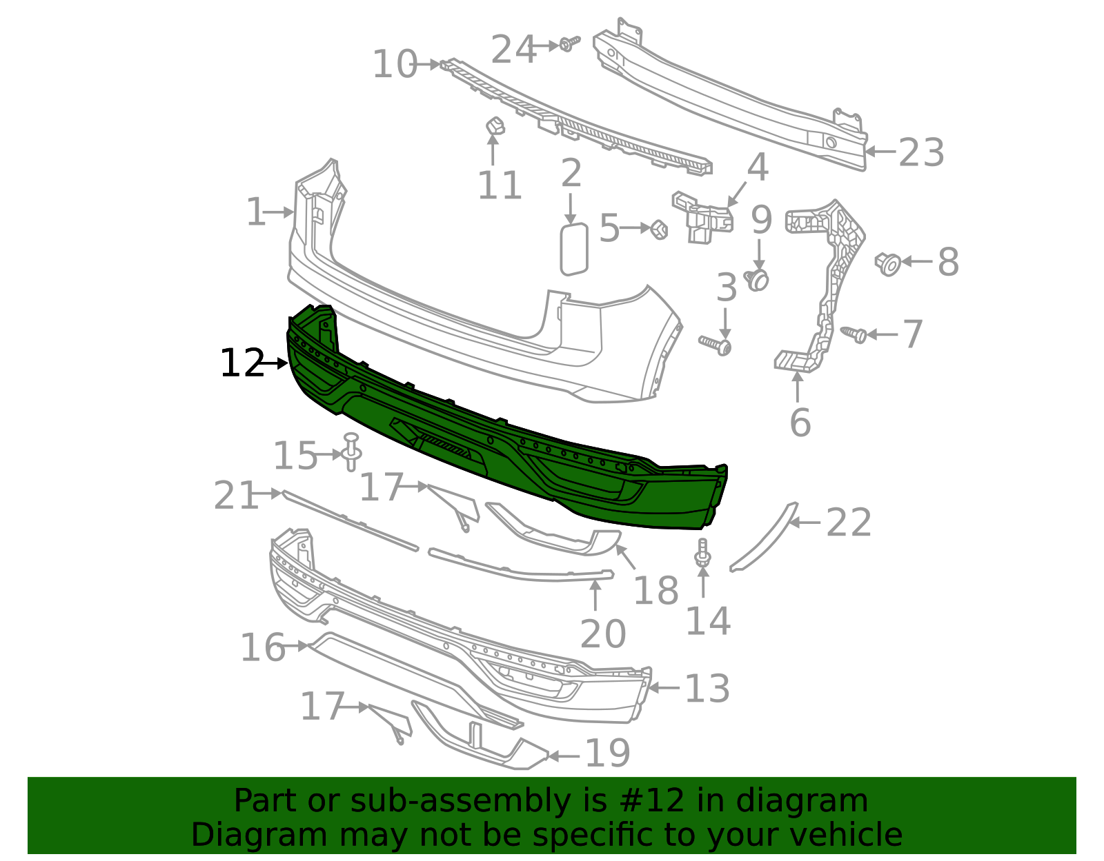 3CM-807-521-B-9B9 - High-Quality Spoiler for 2020-2025 Volkswagen Atlas ...