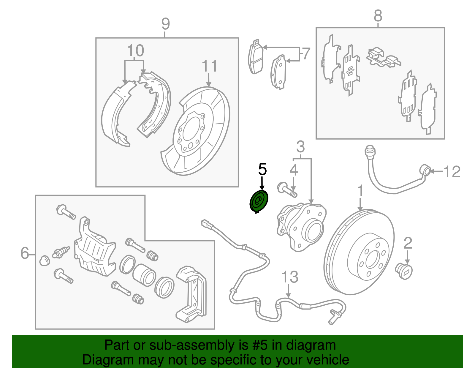 2003-2025 Nissan Grease Cap 43234-CA100 | Bill Kay Nissan Parts