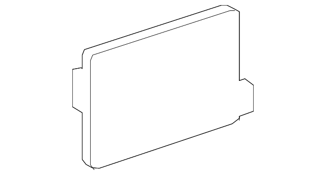 292-885-00-11 - Radar Sensor Retainer Plate 2016-2019 Mercedes-Benz ...