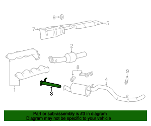 1995-2003 Ford Exhaust Pipe F8TZ*6K854*AA | OEM Parts Online
