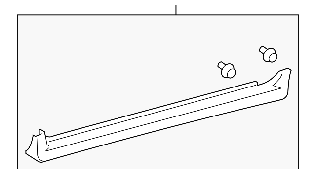 75860-02904 - Rocker Molding 2009-2013 Toyota Matrix | Longo Toyota Parts