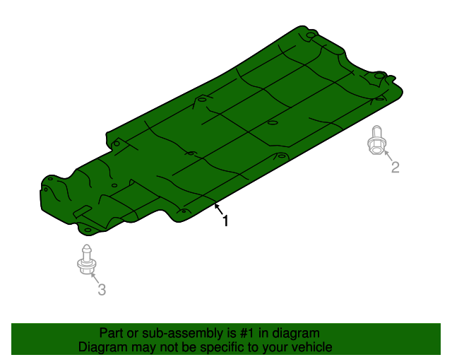 2017-2023 Subaru Impreza Center Shield 56411FL01A | OEM Parts Online