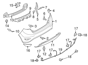 2011-2019 Ford Fiesta Bumper Cover D2BZ-17906-AA | Blue Springs Ford Parts