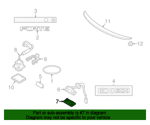 81266-3X000 - Blank Cover 2014-2018 Kia Forte | Kia.Parts Store