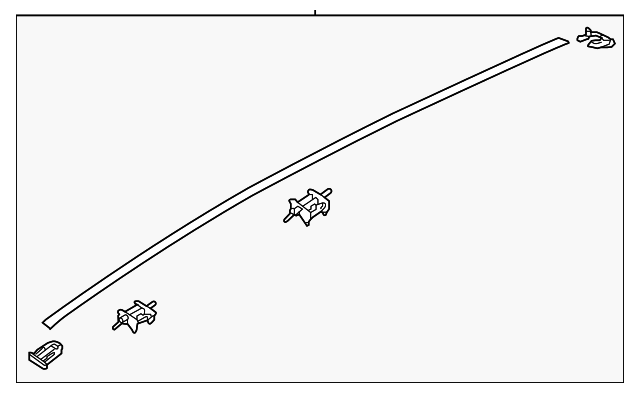 Genuine Roof Molding for 2022-2023 Hyundai Tucson | Part# 87240-CW100 ...