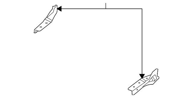 2003-2009 Kia Sorento Hinge - Driver's Side (LH) 79110-3E000 ...