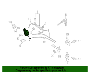 2014-2024 Mitsubishi Lock Actuator 5715A857 | Mitsubishi Parts Warehouse