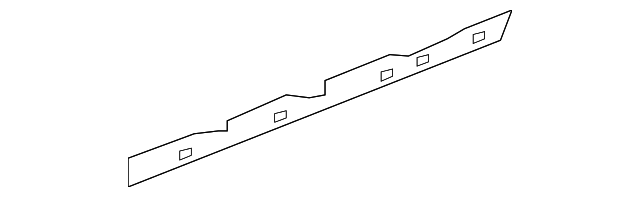 238-698-08-00 - Rocker Panel Molding Bracket 2018-2020 Mercedes-Benz ...