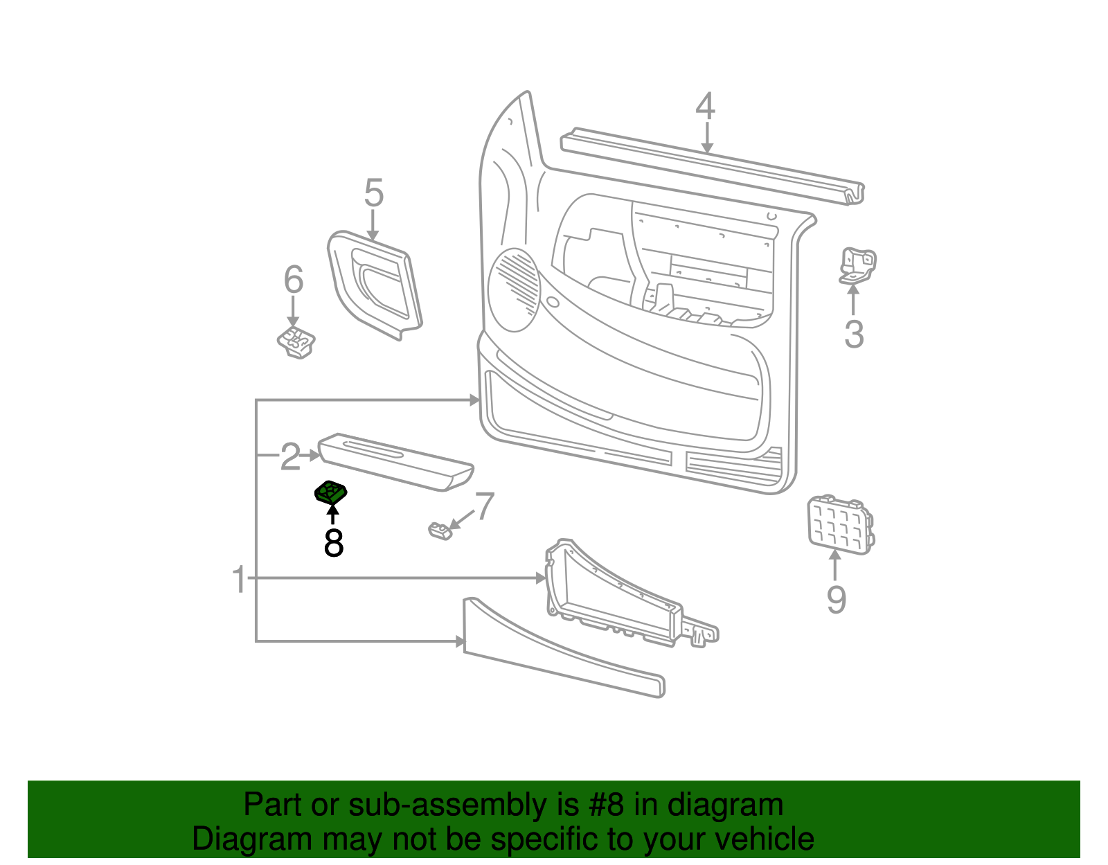 1995-2007 Ford Ranger Motorcraft™ Window Switch SW-7081 ...
