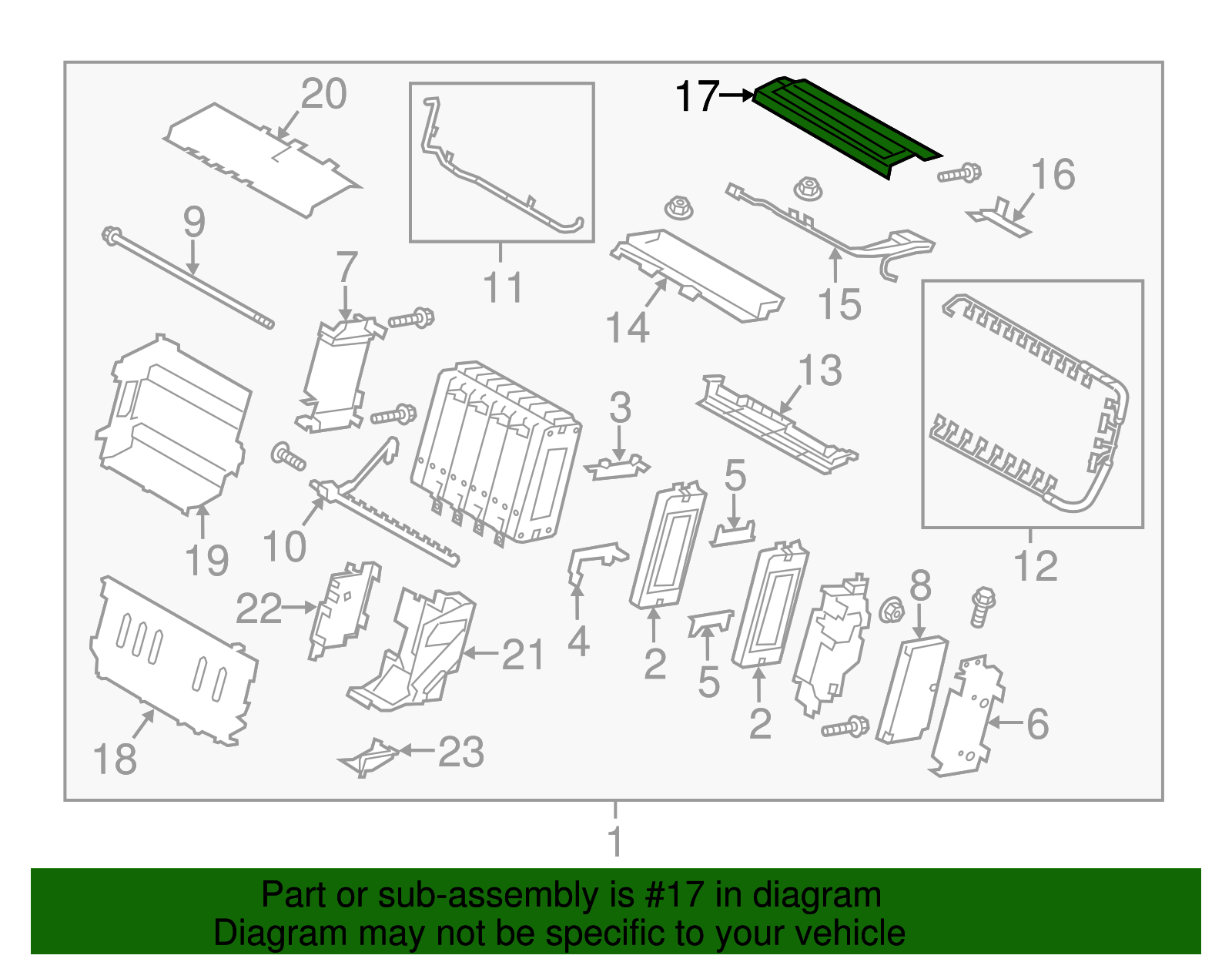 2014-2018 Infiniti Q50 Battery Cable Protector 295G6-4GA0A | Infiniti ...