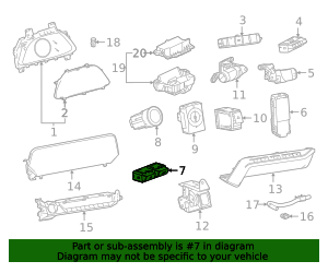 2019-2023 Lexus Fuel Filler Door Switch 84804-76010 | OEM Parts Online
