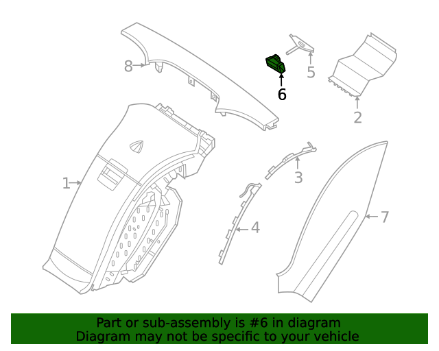 000-906-47-10 - Courtesy Light Bracket 2021 Mercedes-Benz ...